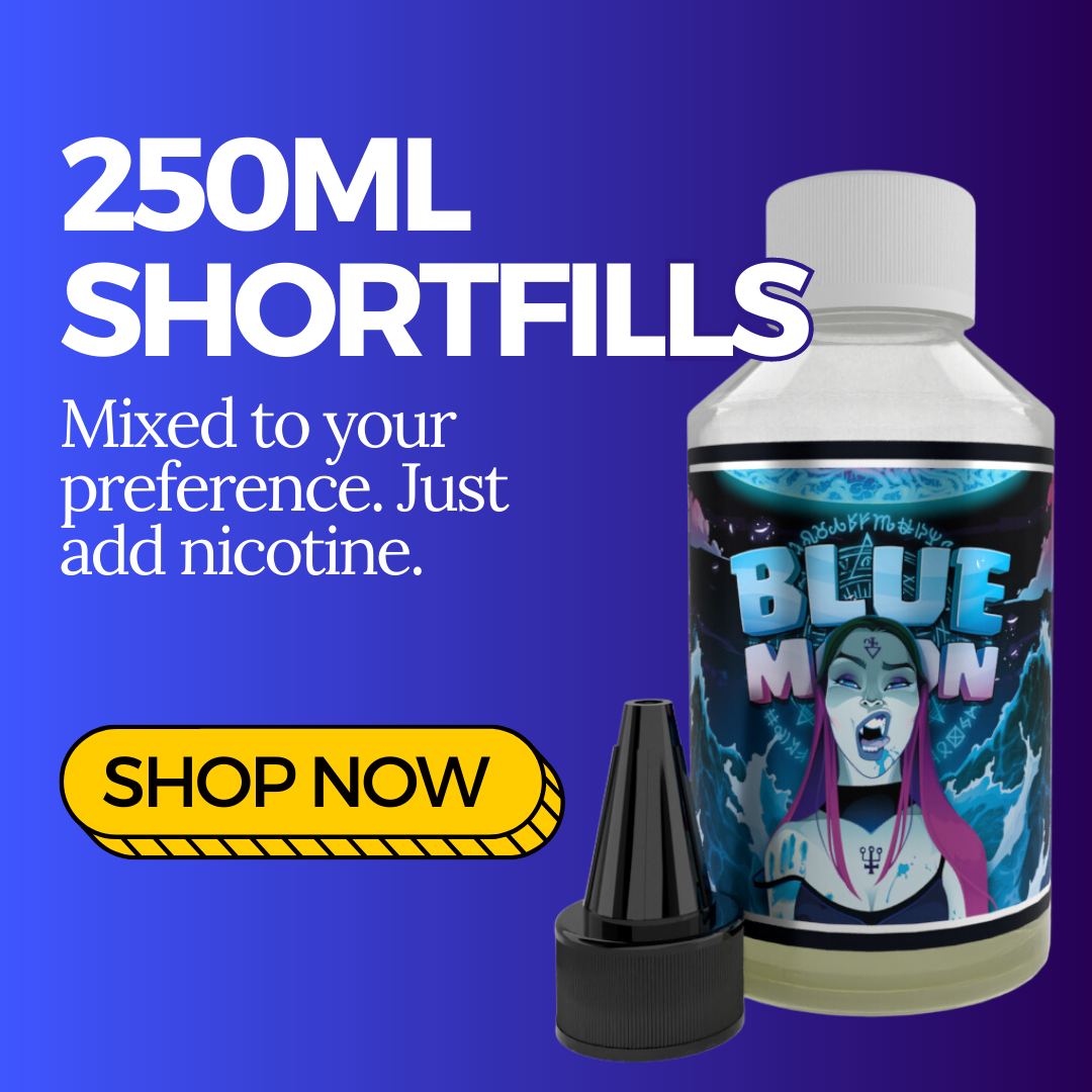 250ml Shortfill Vape Juice | From £13.49